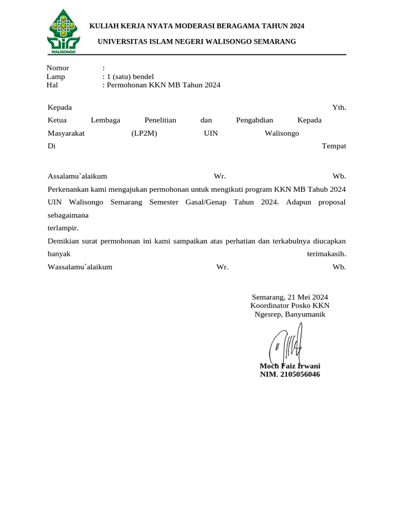 PROPOSAL KULIAH KERJA NYATA MANDIRI INTENSIF TERPROGRAM KE 18 ...