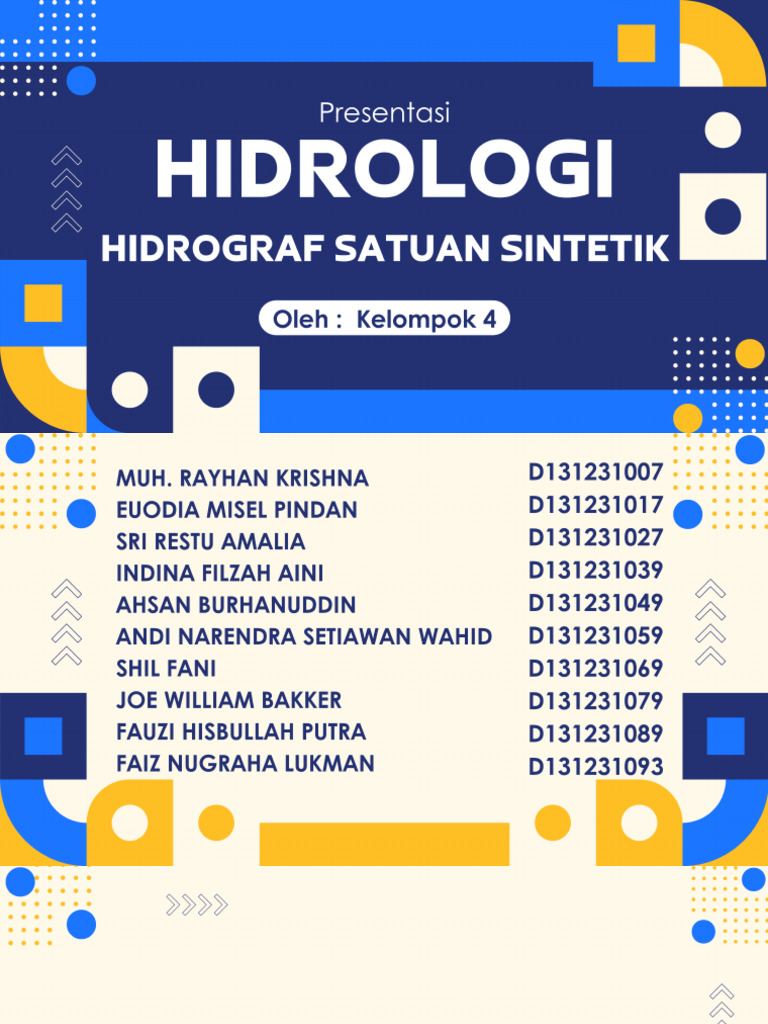 Hidrograf Satuan Sintetik | PDF