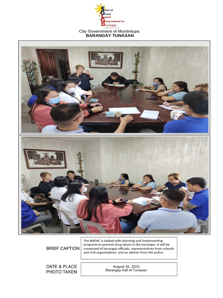 SGLGB TEMPLATE - Photo Documentation (2) | PDF