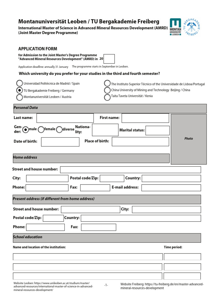 Amrd Application Form Update January 2024 | PDF | International English ...