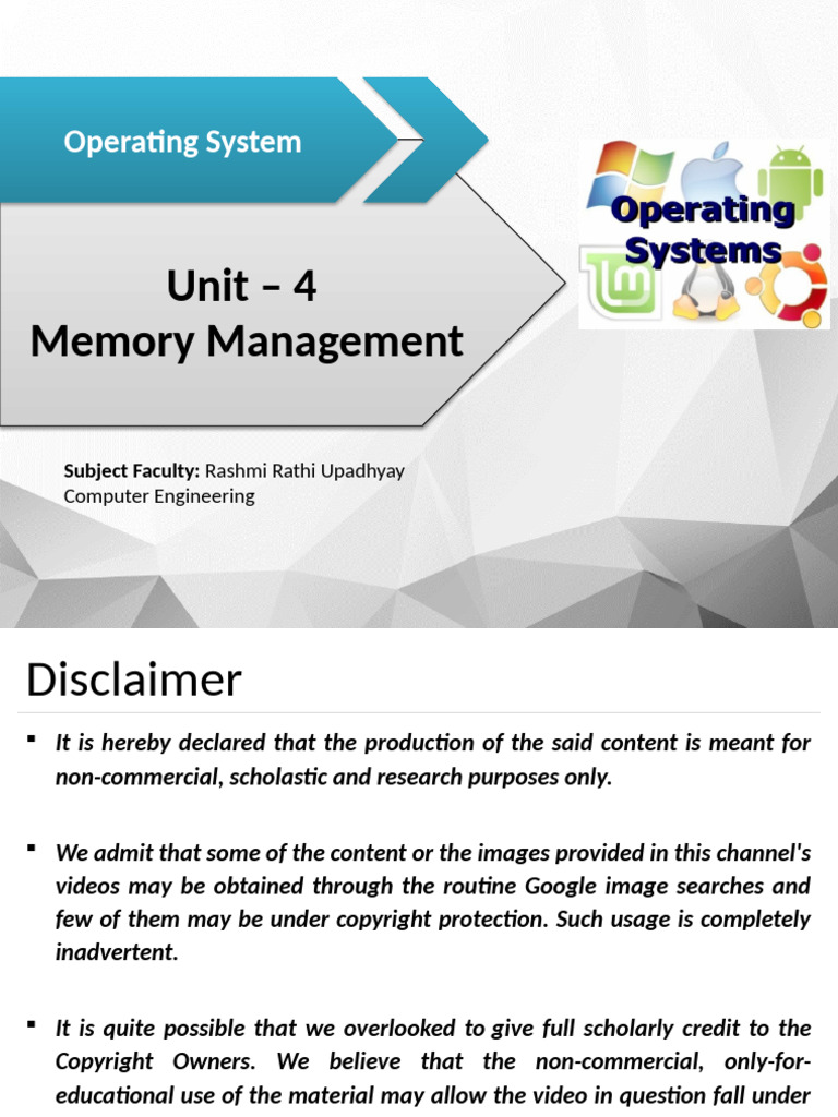 Operating system | PDF | Process (Computing) | Computer Programming