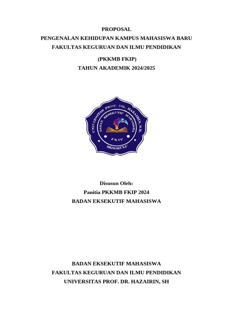 Proposal PKKMB Fkip 2023 Final - 073653 | PDF