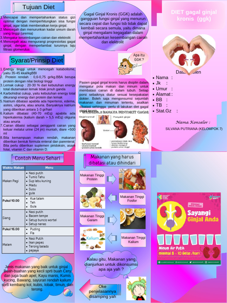 LEAFLET DIET GINJAL PPTX - PPTX 20241212 122418 0000 | PDF