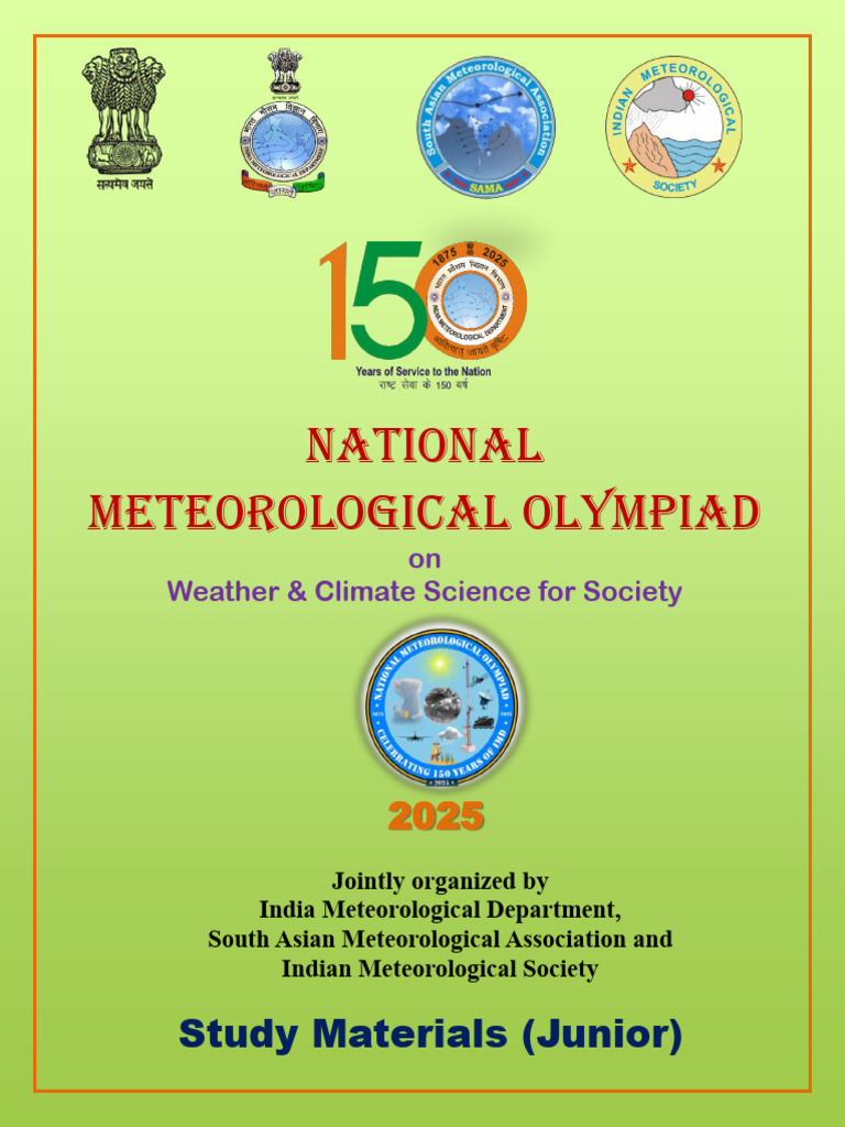 Met Olympiad Study Material Junior | PDF | Weather | Atmosphere Of Earth