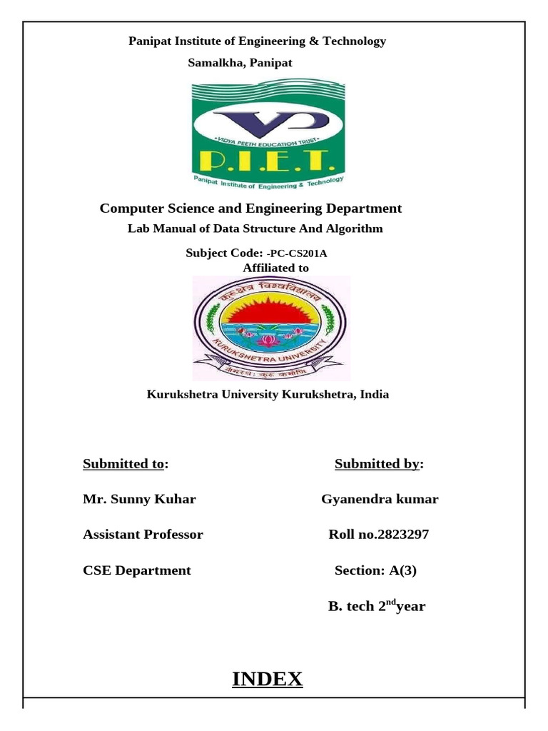 GYENEDRA DSA | PDF | Software Engineering | Computer Programming