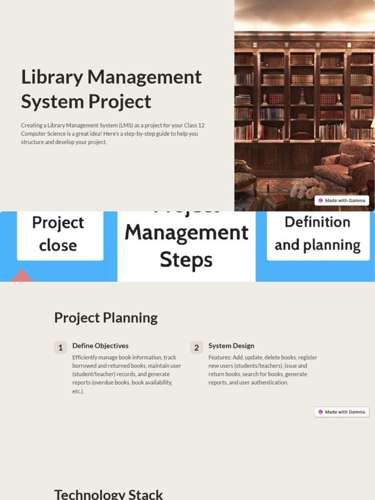Class 12 Library Management System | PDF | System Software | Computing