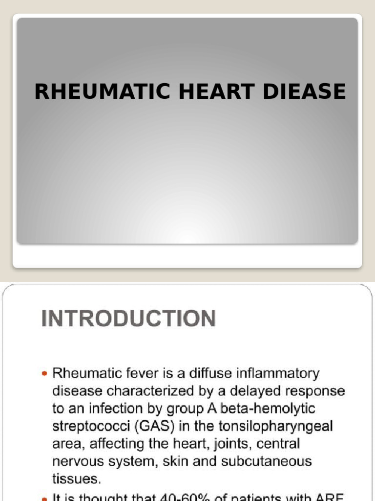 Rheumatic Heart Diease | PDF