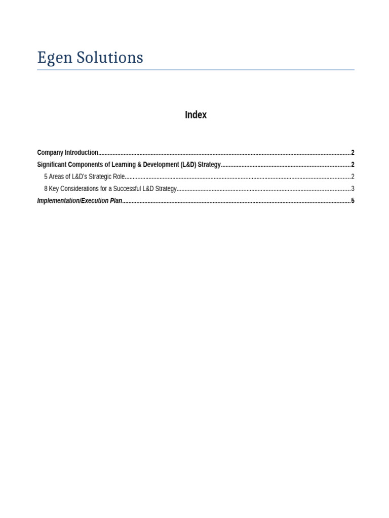 Key Elements of Effective L&D Strategy | PDF | Employee Retention ...