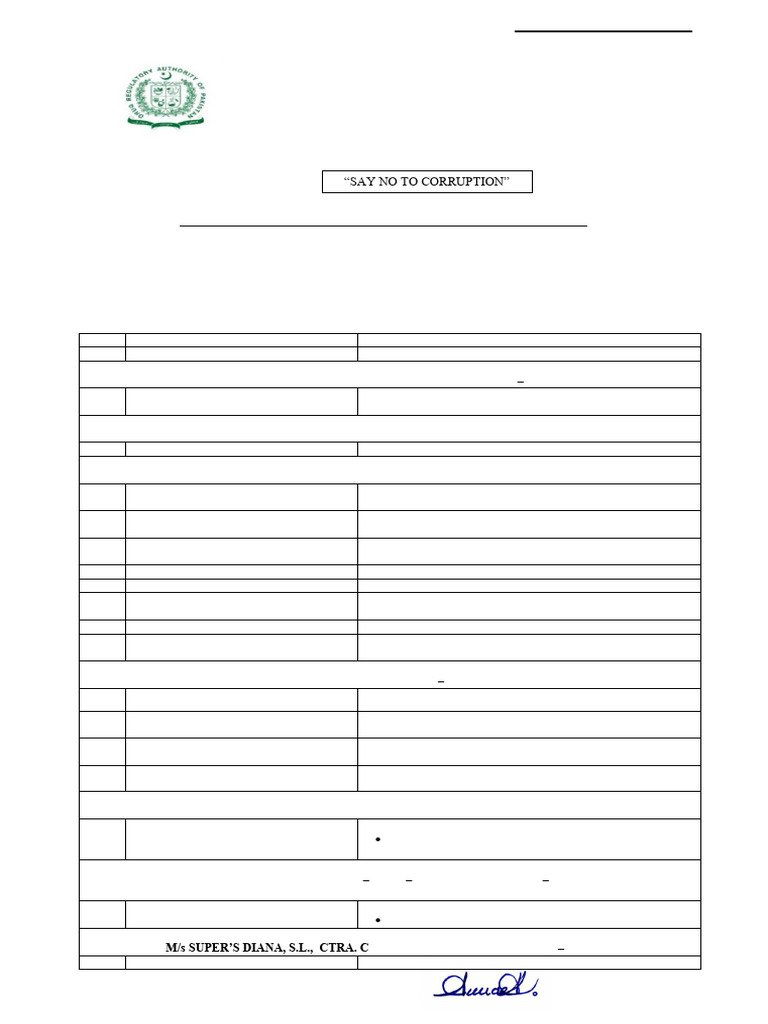 DRAP Deficient Document Submission Notice | PDF
