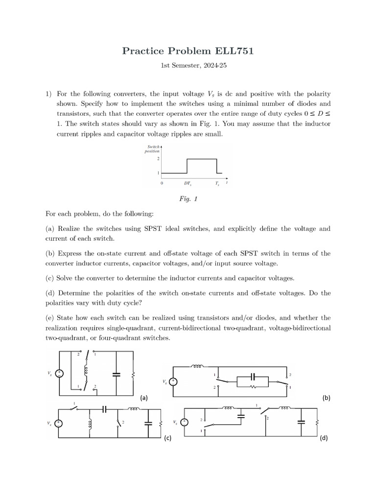 Practice Problem ELL751 | PDF