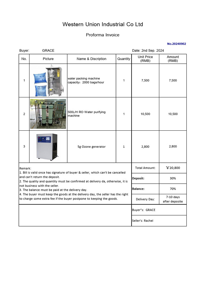 Water Packing Machine | PDF