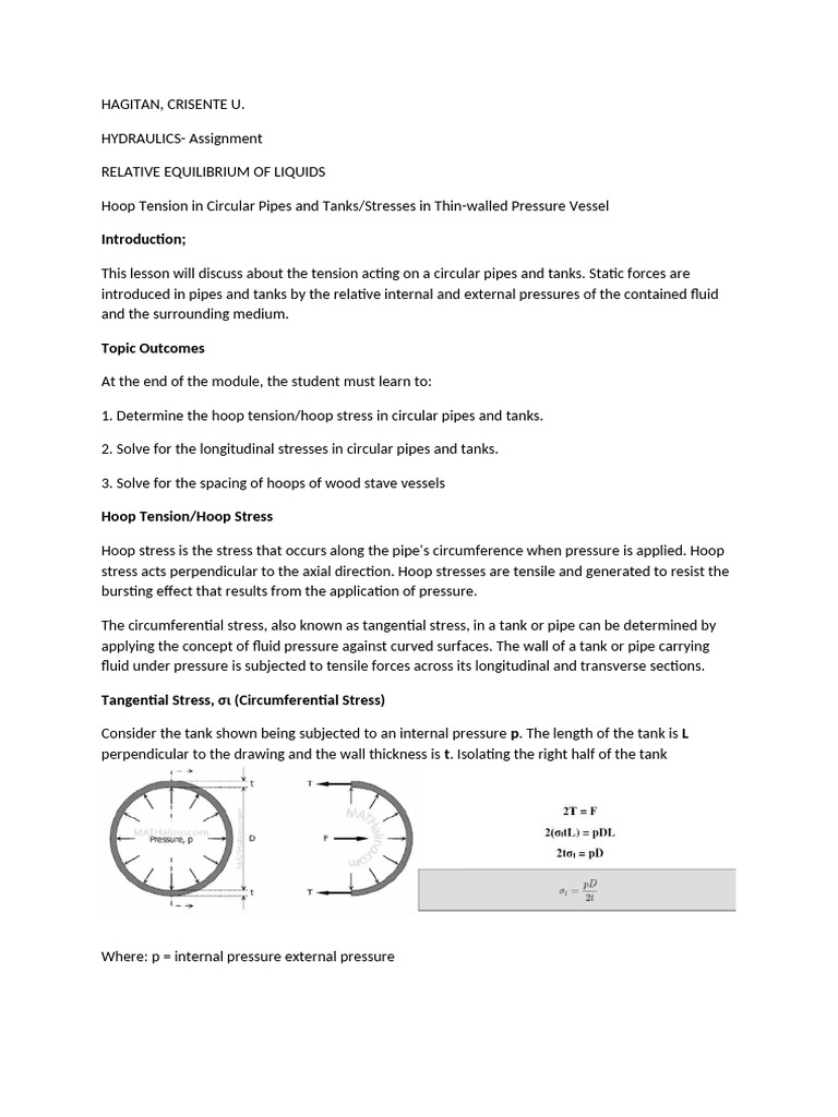 RELATIVE EQUILI-WPS Office | PDF | Stress (Mechanics) | Classical Mechanics