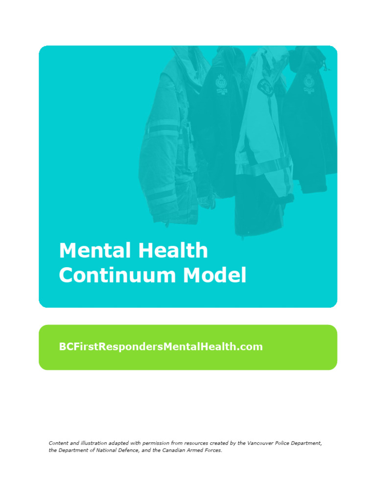 Mental Health Continuum Model | PDF | Mental Health | Mental Disorder