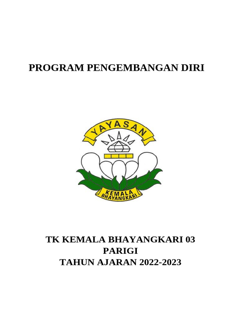Program Pengembangan Diri | PDF