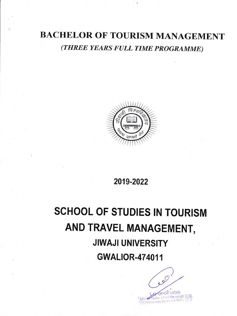 BTM 2019-22 (2) | PDF | Matrix (Mathematics) | Tourism