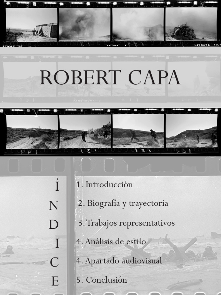 PRESENTACIÓN ROBERT CAPA Solana Ortiz | PDF