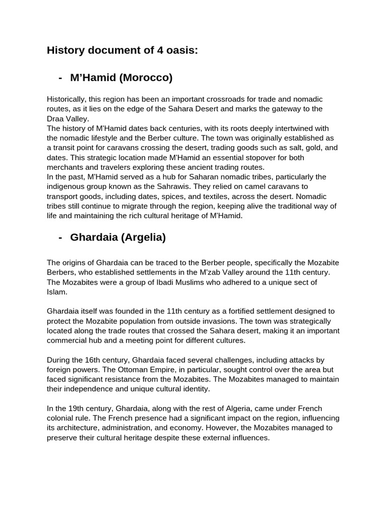History Oasis | PDF