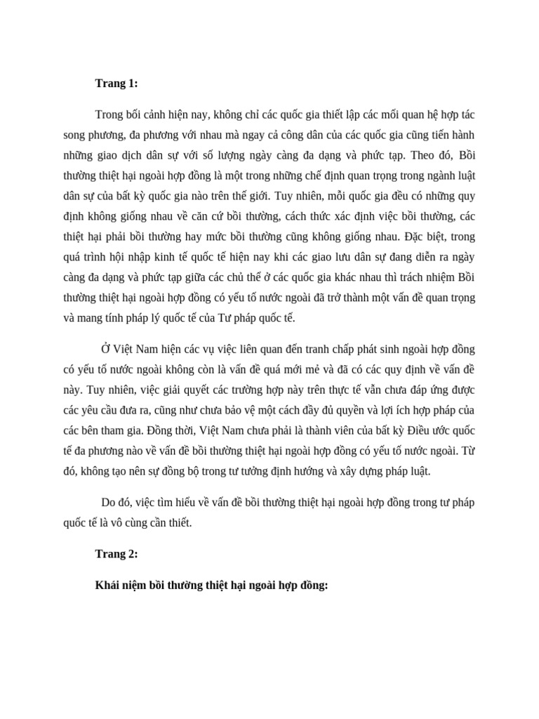 Kịch bản thuyết trình TPQT | PDF