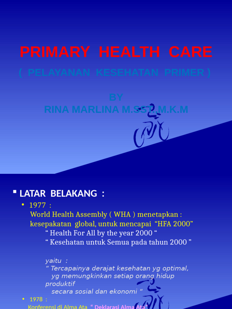 Konsep Dasar PHC - PPTXRM | PDF