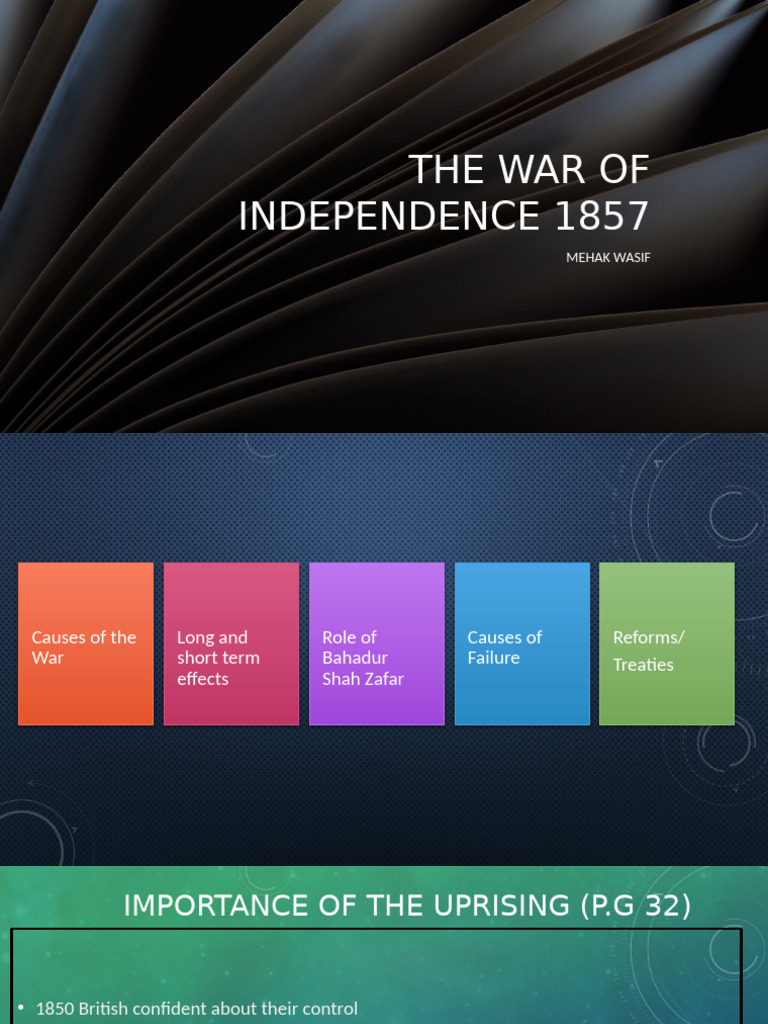 The War of Independence 1857 | PDF | Indian Rebellion Of 1857 | British Raj