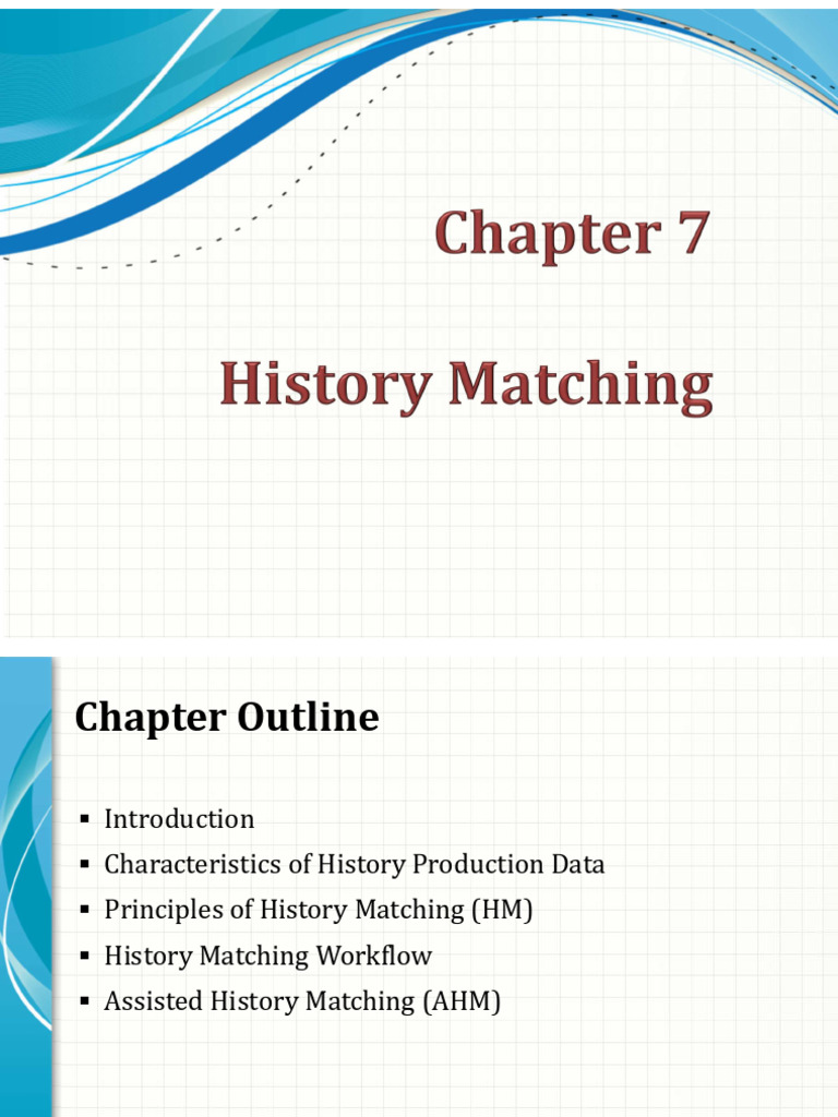 Chapter 7 - History Matching | PDF | Simulation | Engineering