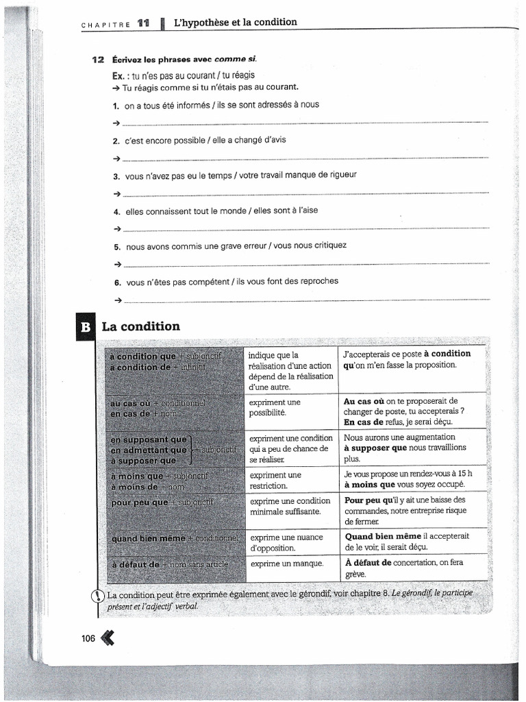 Expression de La Condition | PDF