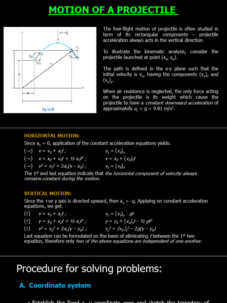 Kinematics of Particle W9_L2_2 | PDF | Acceleration | Kinematics