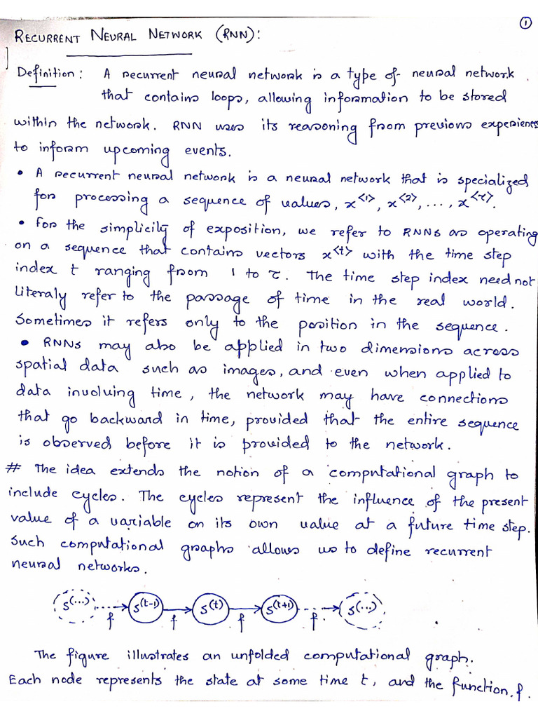 Deep Learning Noteweek 3 Pdf 7455