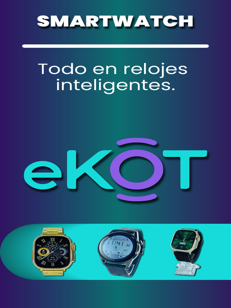 Smartwatch Cat | PDF | Reloj inteligente | Electrónica