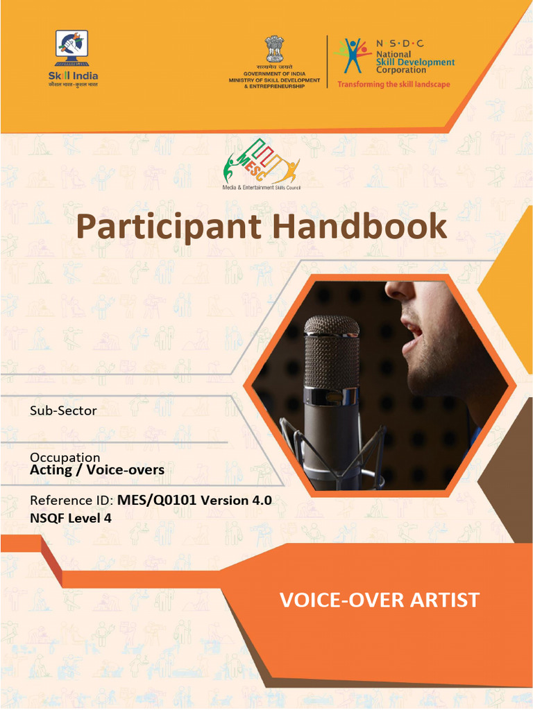 Voice-over artist Participant Handbook | PDF | Sound | Pitch (Music)