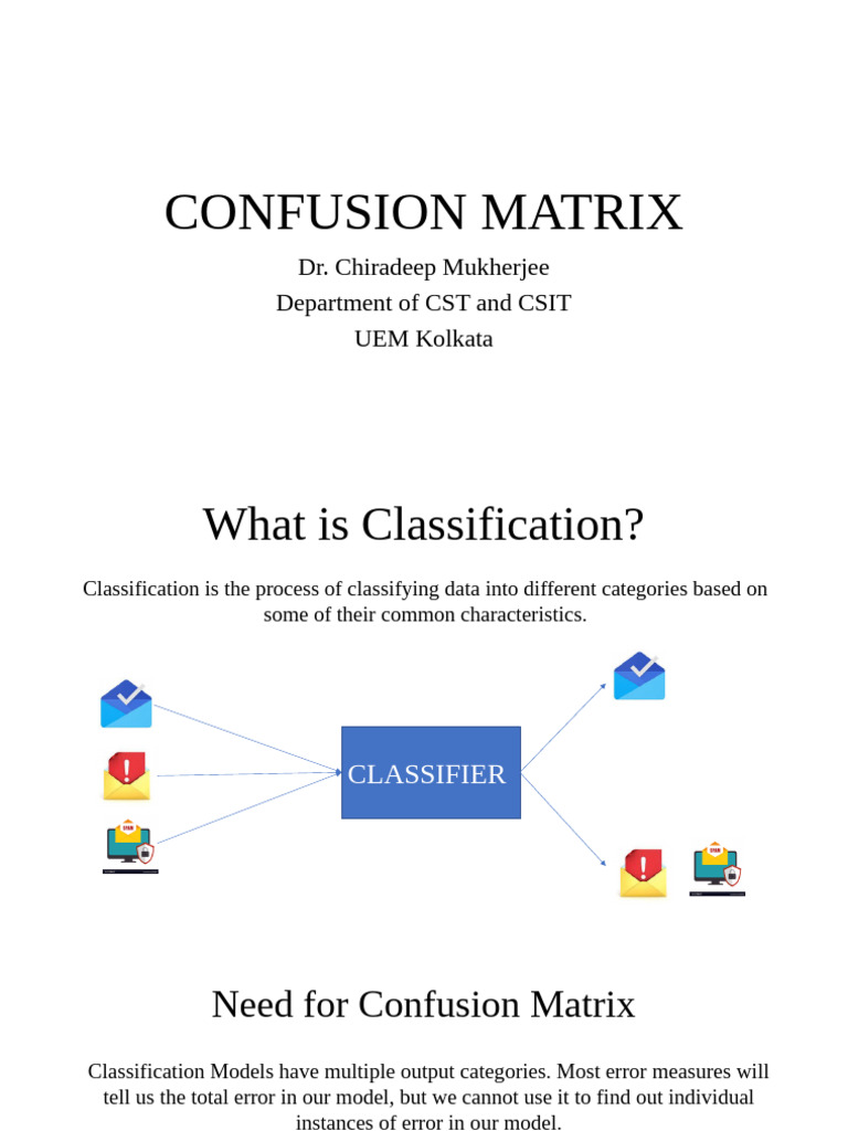 Part 8 - Confusion Matrix | PDF | Statistical Classification | Accuracy And Precision