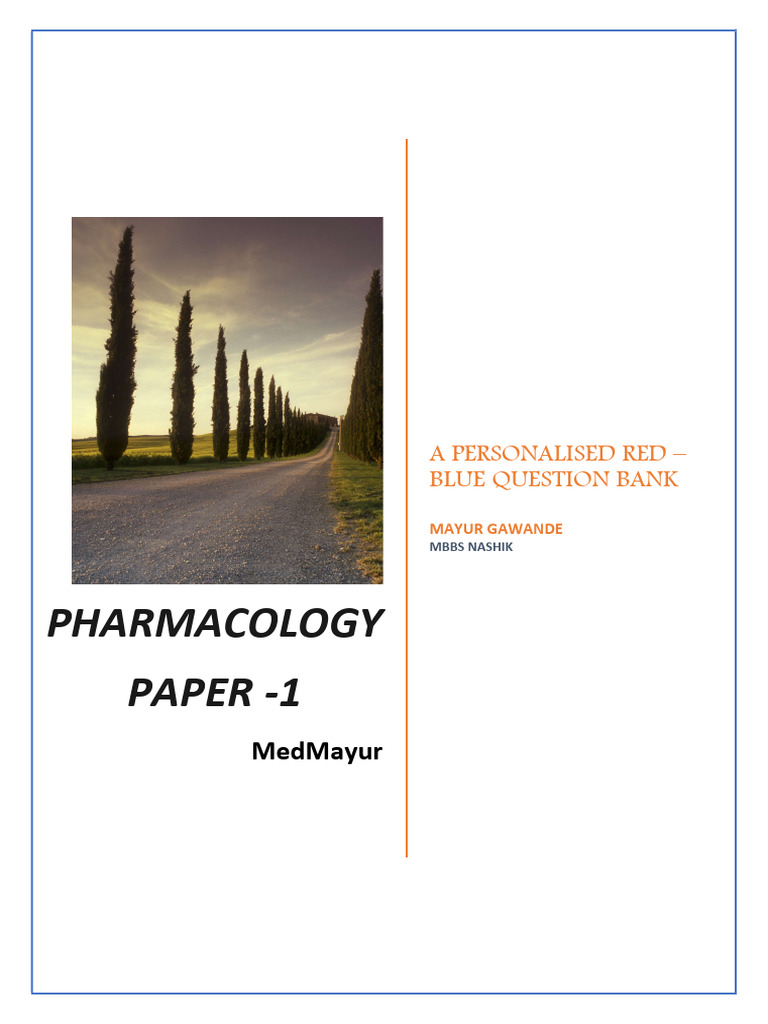Pharmac Paper 1 MedMayur | PDF