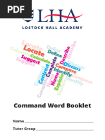 BTEC Command Words Explained | PDF | Reason | Argument