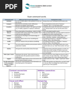 Command Words | PDF