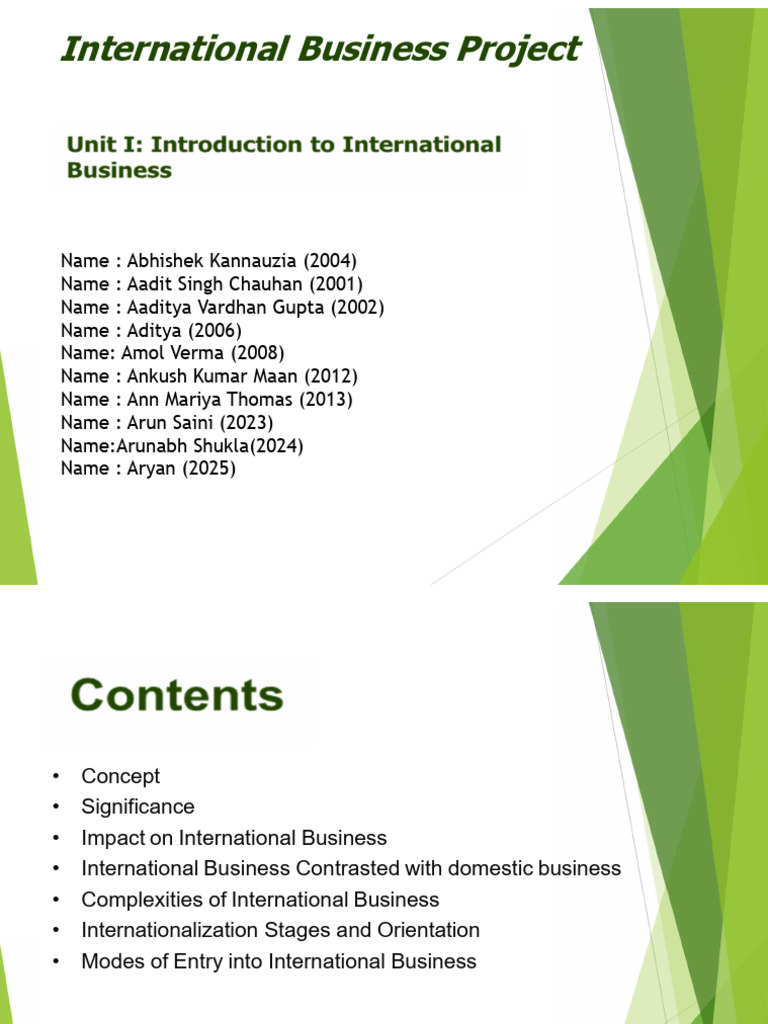 International Business Project | PDF | Franchising | License