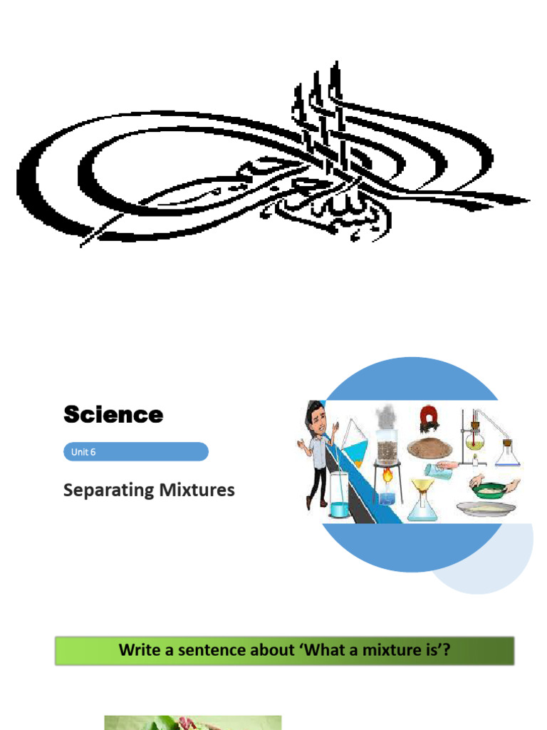 separating mixtures 1 (1) | PDF