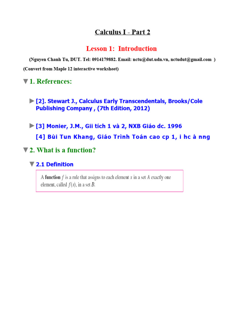 3.Ham so - Part2 | PDF | Function (Mathematics) | Functions And Mappings