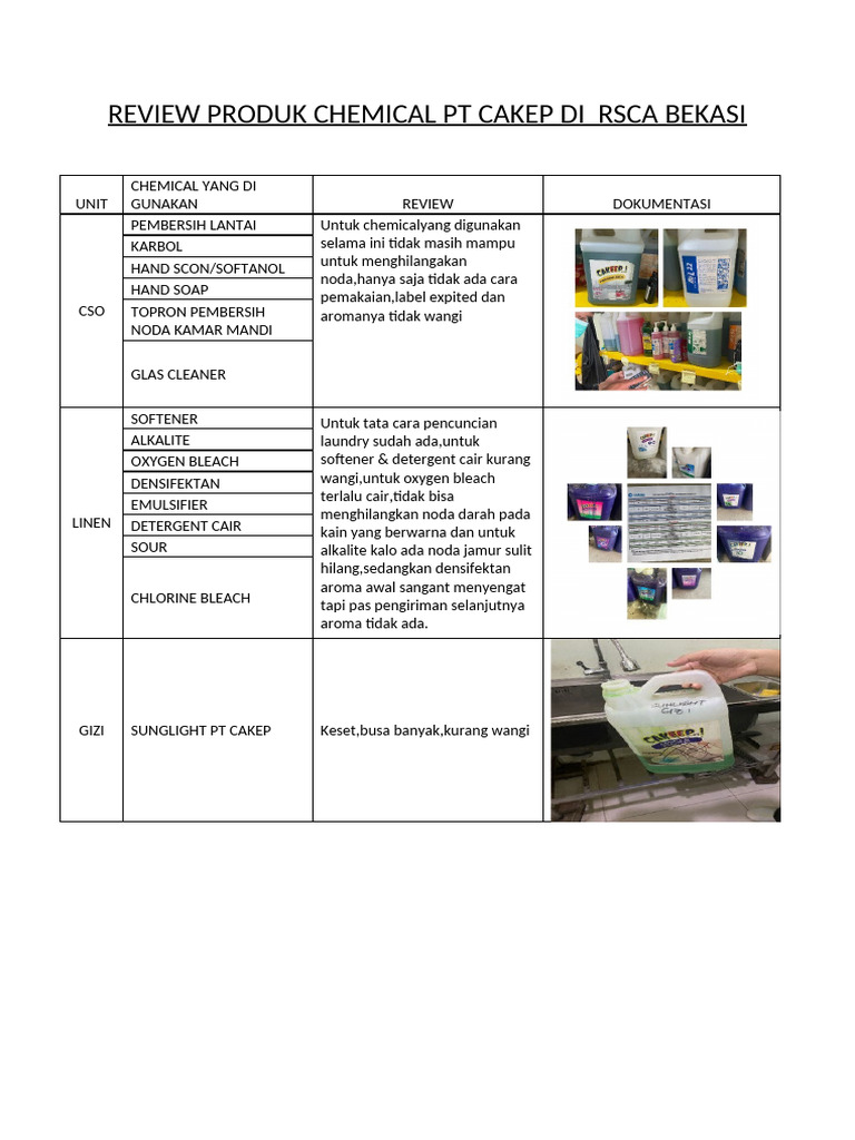 Review Chemical Pt Cakep | PDF