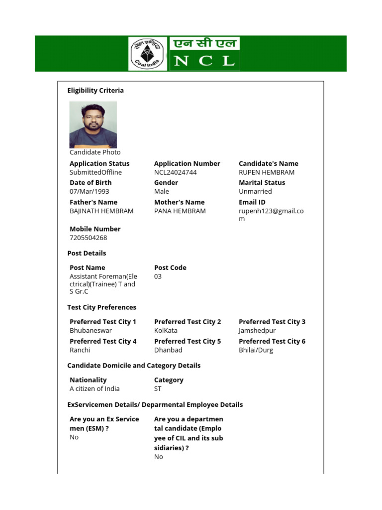 NCL ST 2024 | PDF | Qualifications | Vocational Education