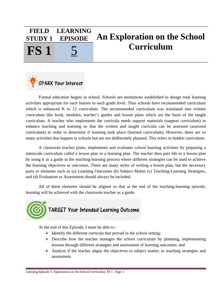 Teachers' Guide to K-12 Curriculum | PDF | Curriculum | Learning