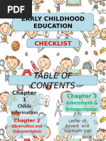 Revised Philippine ECCD Checklist | PDF | Shape | Word