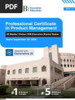 ISB Professional Certificate in Product Management | PDF | Artificial ...