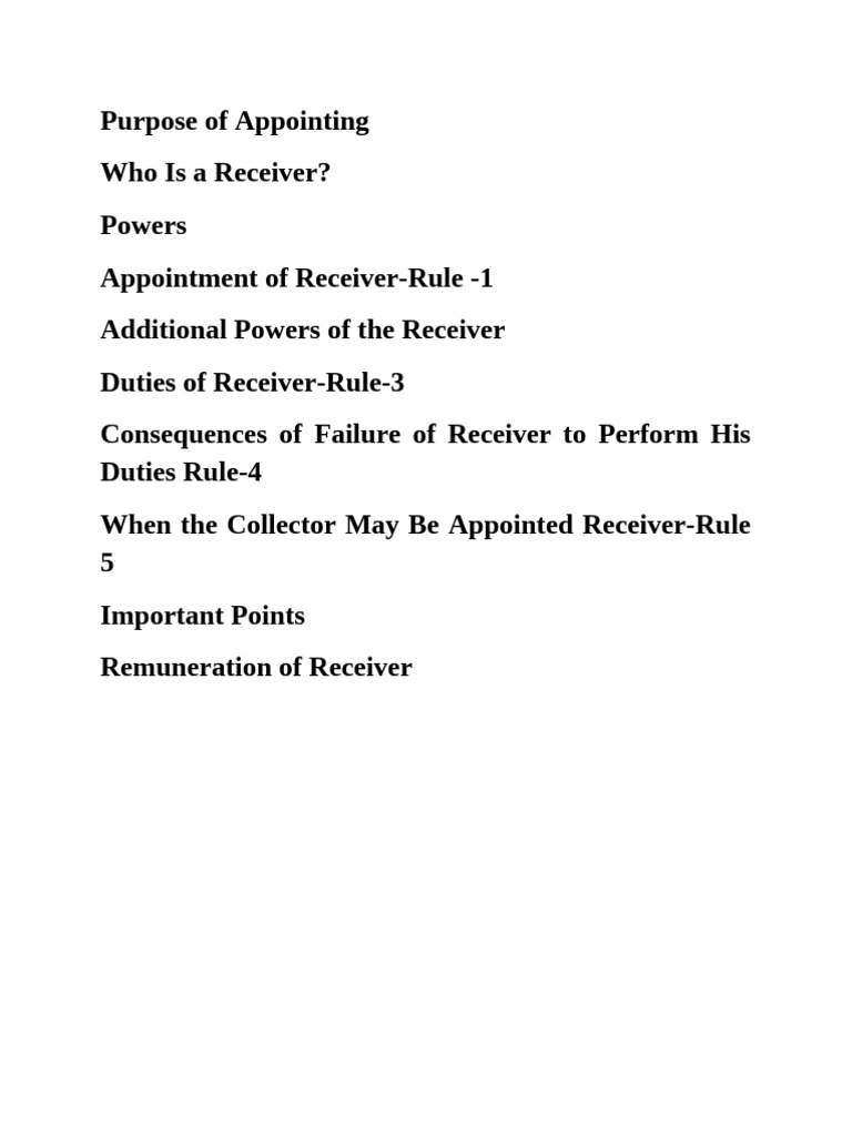 Receiver | PDF