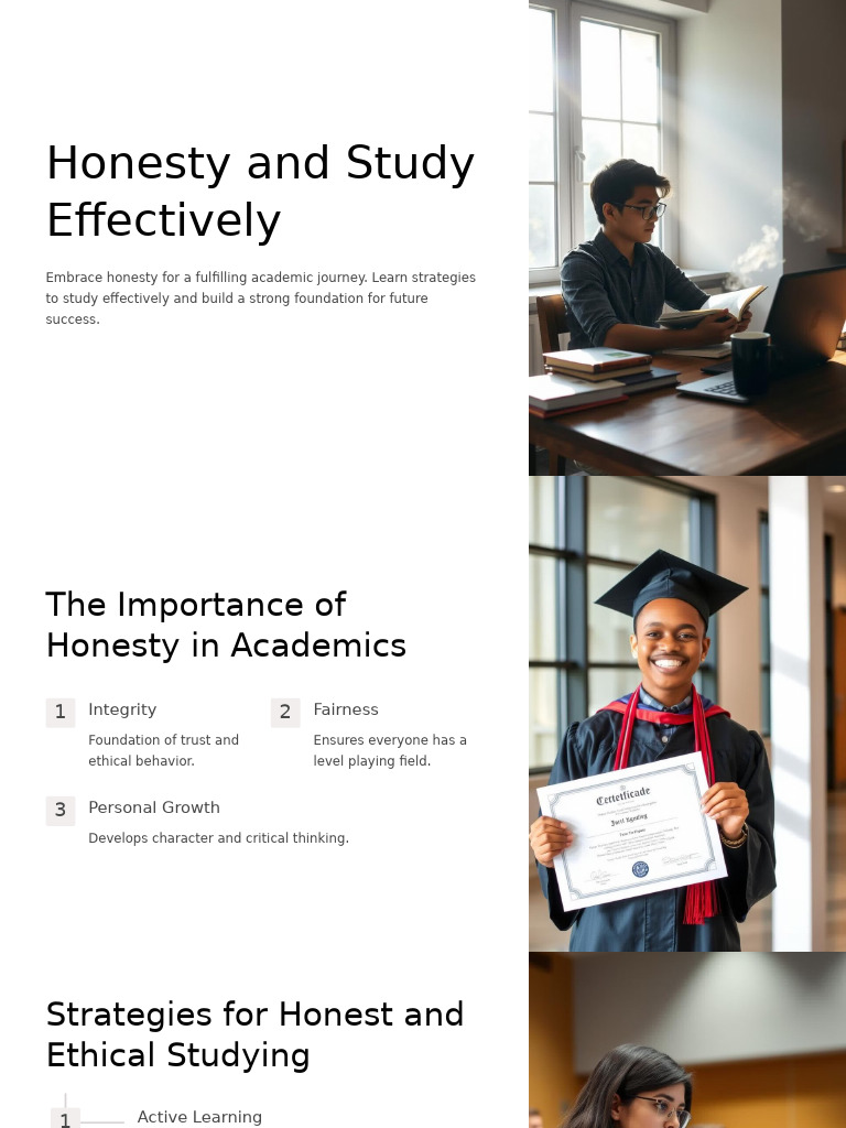 Honesty and Study Effectively 1 | PDF