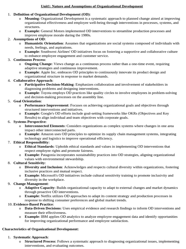 ODCM sem 3 | PDF | Organization Development | Leadership