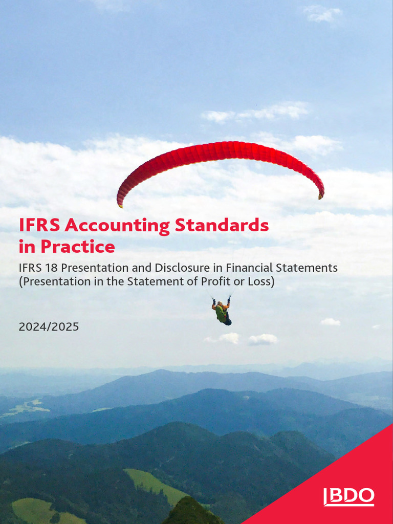IFRS 18 Presentation and Disclosure in Financial Statements | PDF ...