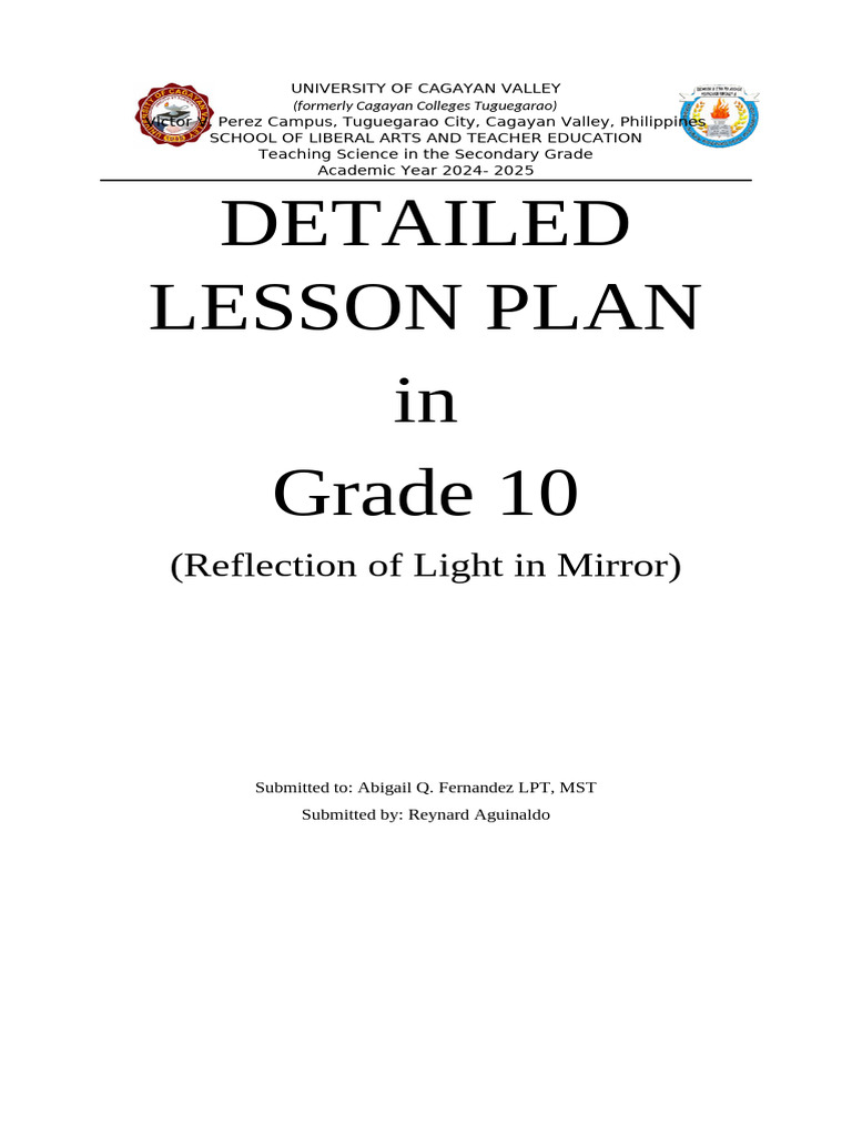 Reflection of Light in Mirror | PDF | Reflection (Physics) | Mirror