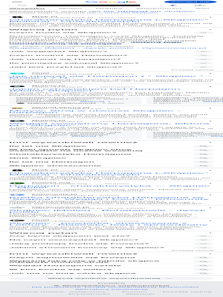 Jak U Ieral Sie Skapiec - Szukaj W Google | PDF