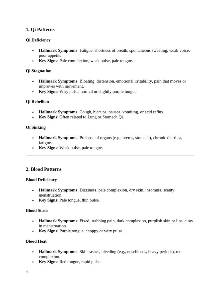 Hallmark Symptoms | PDF | Traditional Chinese Medicine | Cough