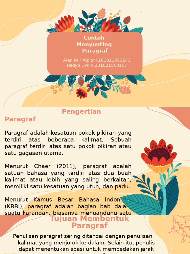Contoh Penyuntingan Paragraf-1 | PDF